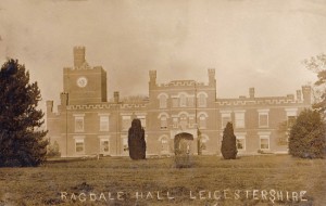 Ragdale Hall circa 1909 - Hoby & District Local History Society